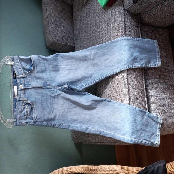 Ella Moss | Jeans | Ella Moss High Waist Straight Leg Crop Jeans Sz 30 ...